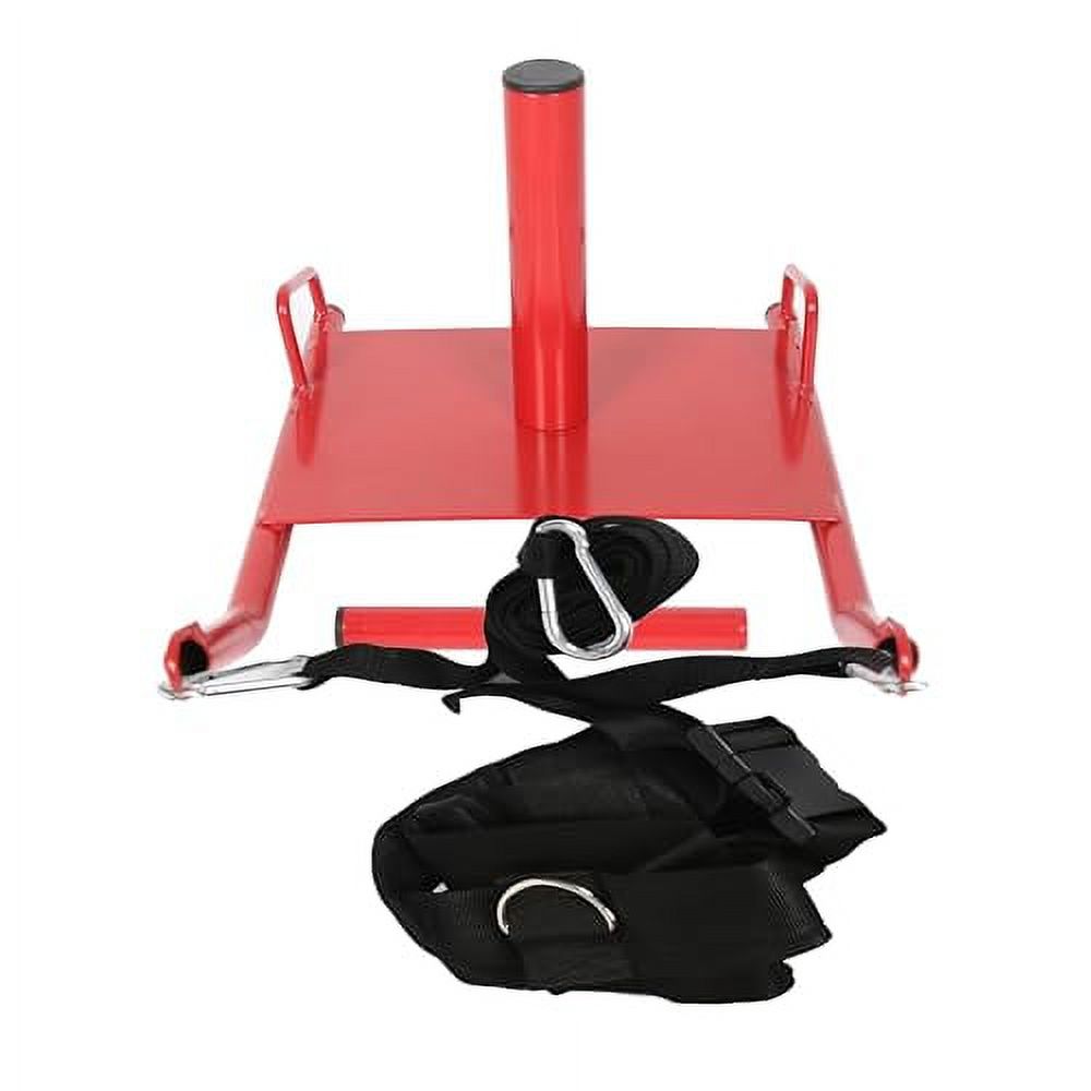 Power Speed Sled w/Harness&Padded Weighted Drag Sport Training Running ...