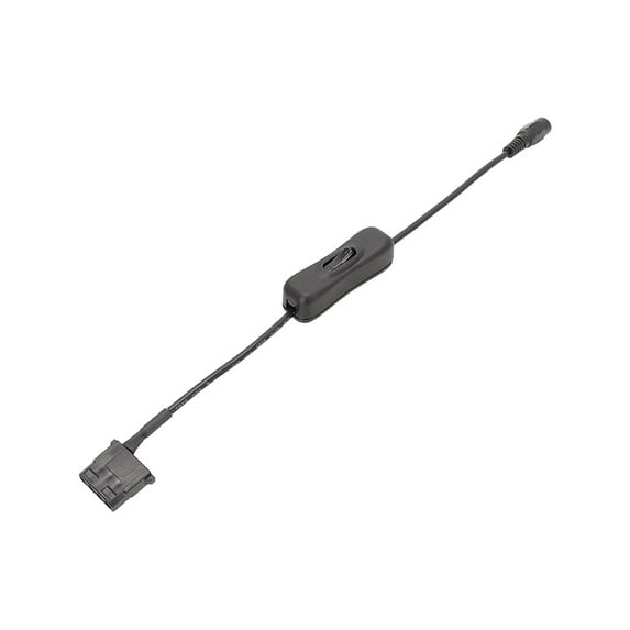 Power Splitter Cable for PC Case Fans DC5.5x2.1mm Plug to 4Pin for ...