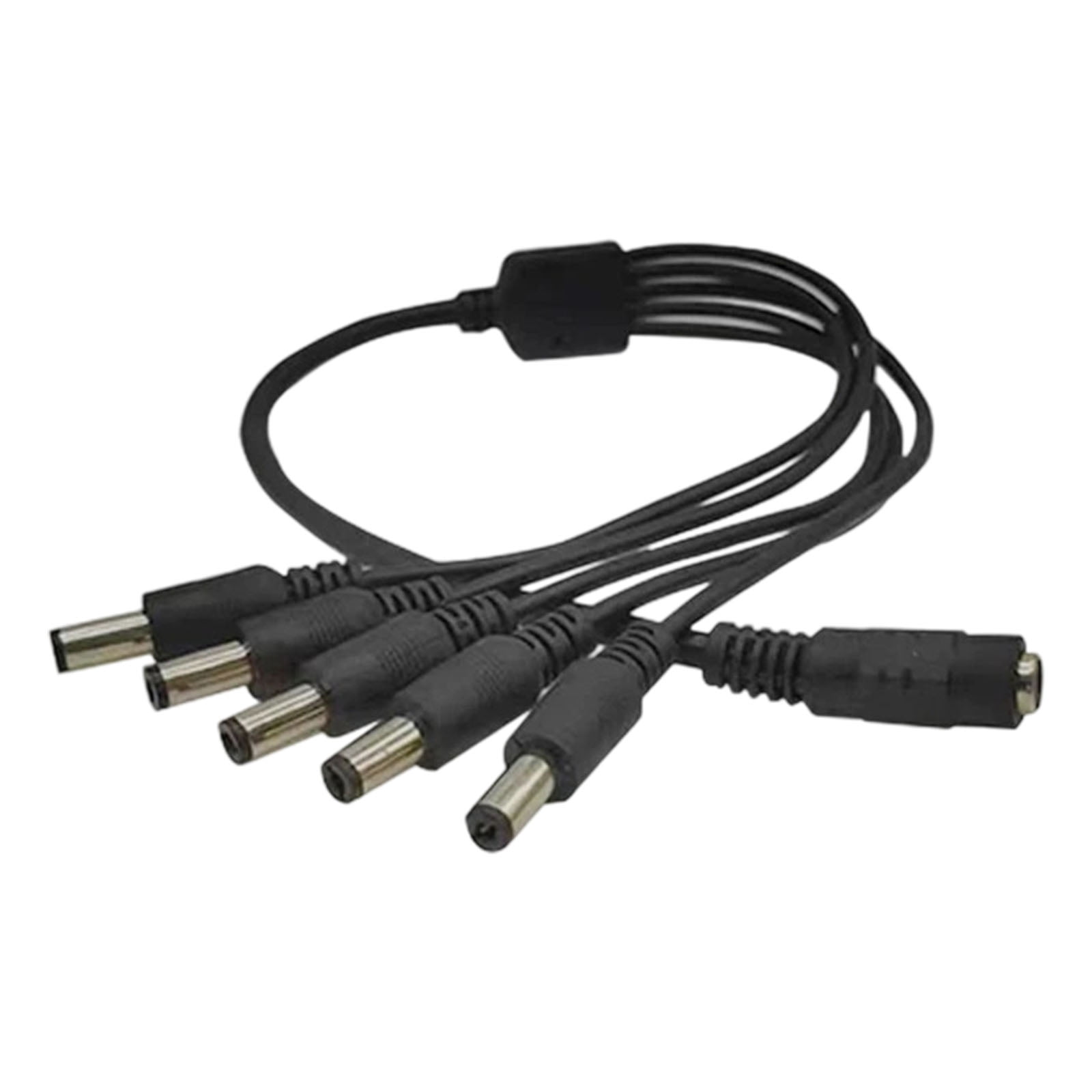 Power Splitter Cord 1 Female To 3/4/5/6/7/8 Male Plug Barrels Connector ...