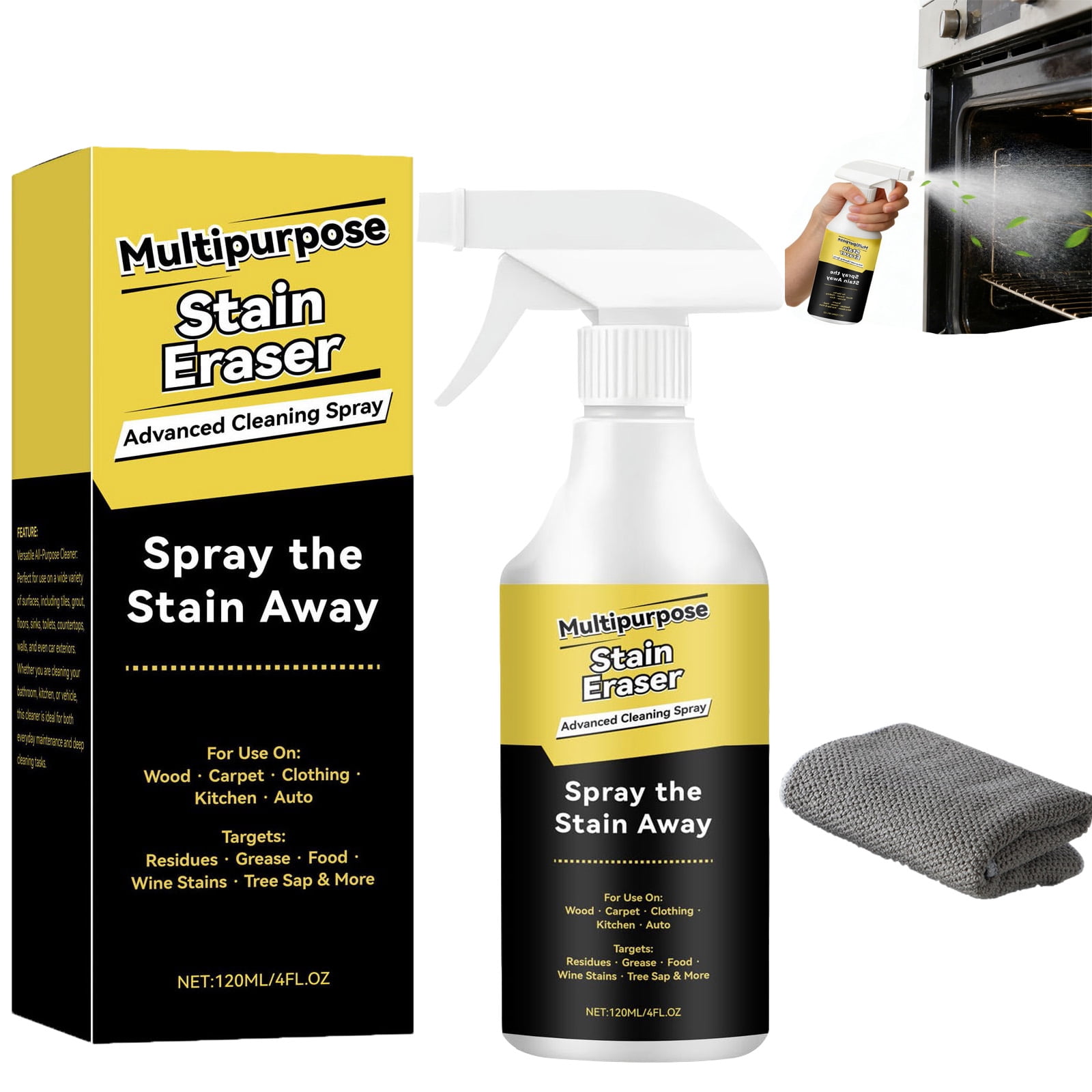 Power Spray For Mold, Multi-Purpose Stain Remover, Mold Stain Cleaner ...