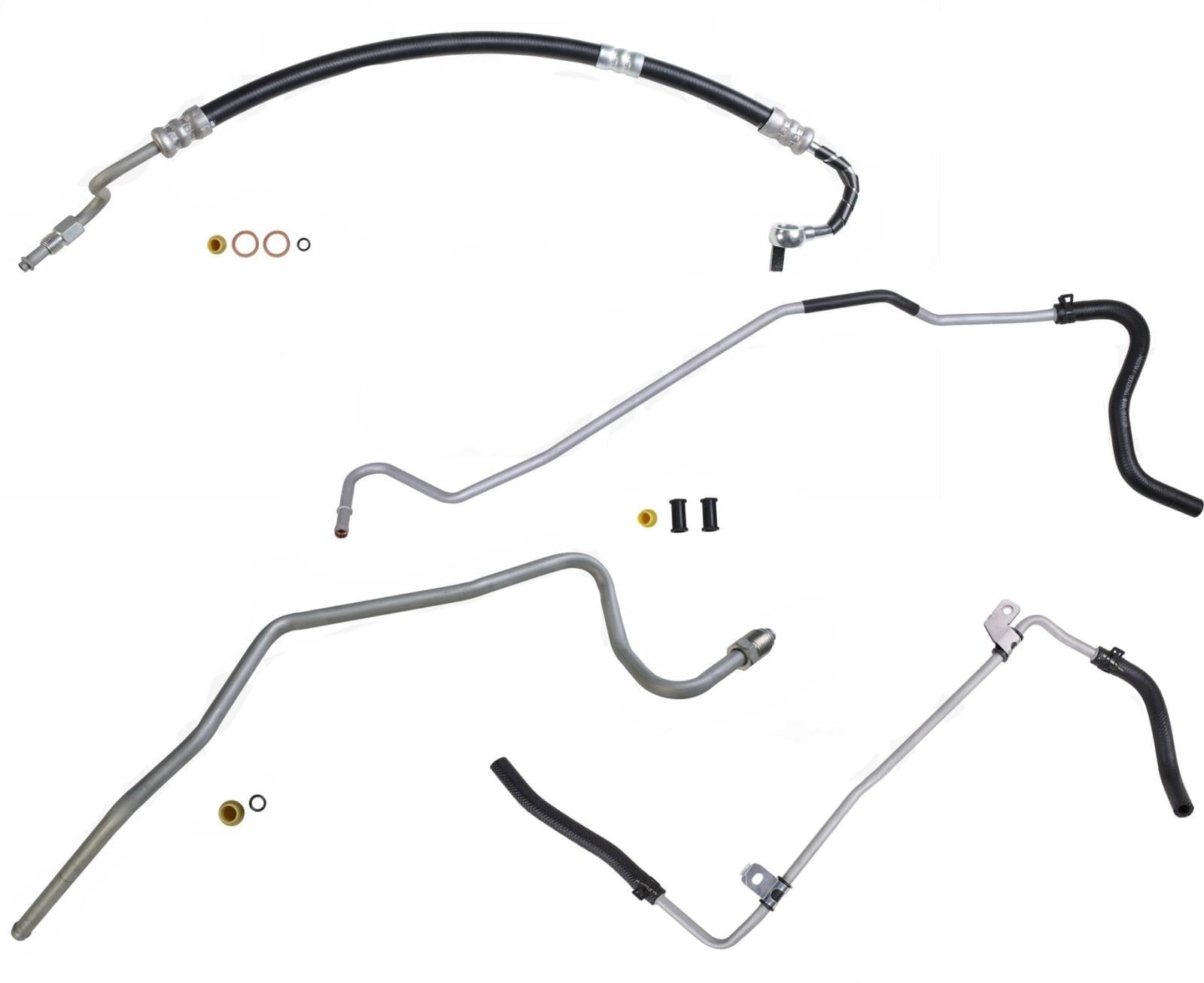 Power Steering Pressure Hose Assembly + Return Hoses For 07-09 Toyota ...