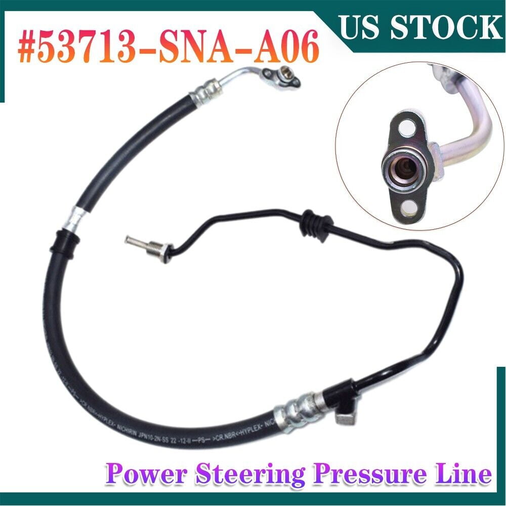 Power Steering Pressure Hose For 2006-2011 Honda Civic 1.8L 53713-SNA ...