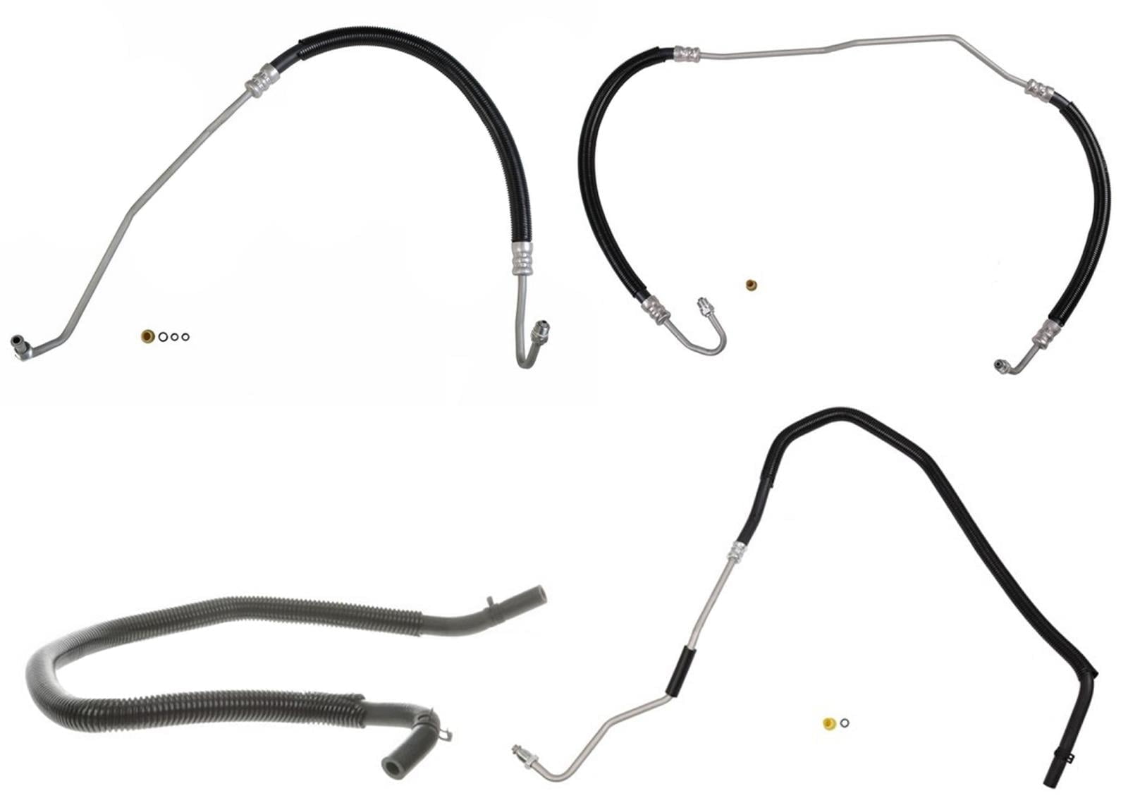 Power Steering Pressure & Return Hoses for F250 Super Duty 08-10 5.4L 6 ...