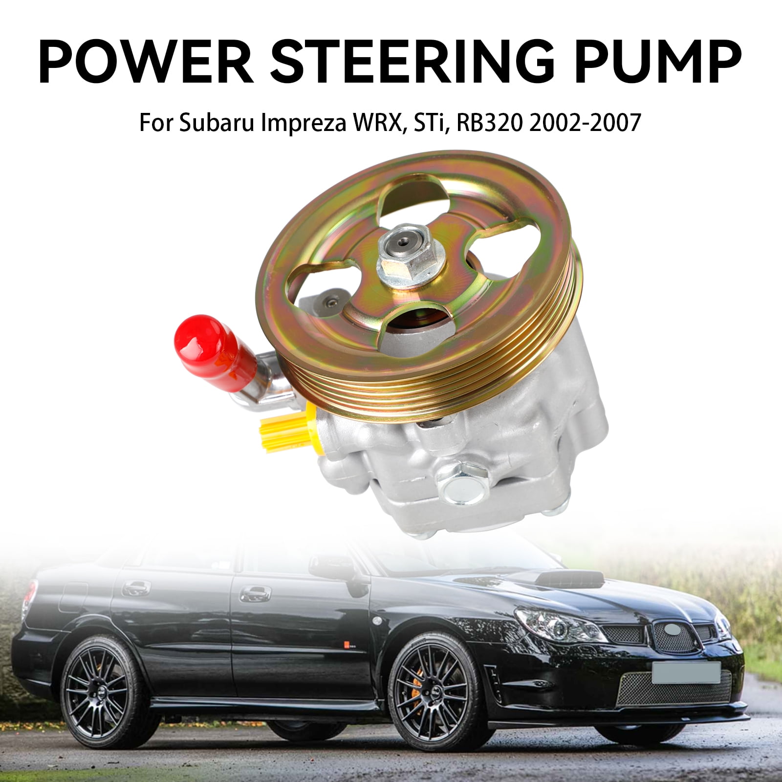 Power Steering Pump 34430FE040 Fit for Subaru Impreza WRX STI 2002-2007 ...
