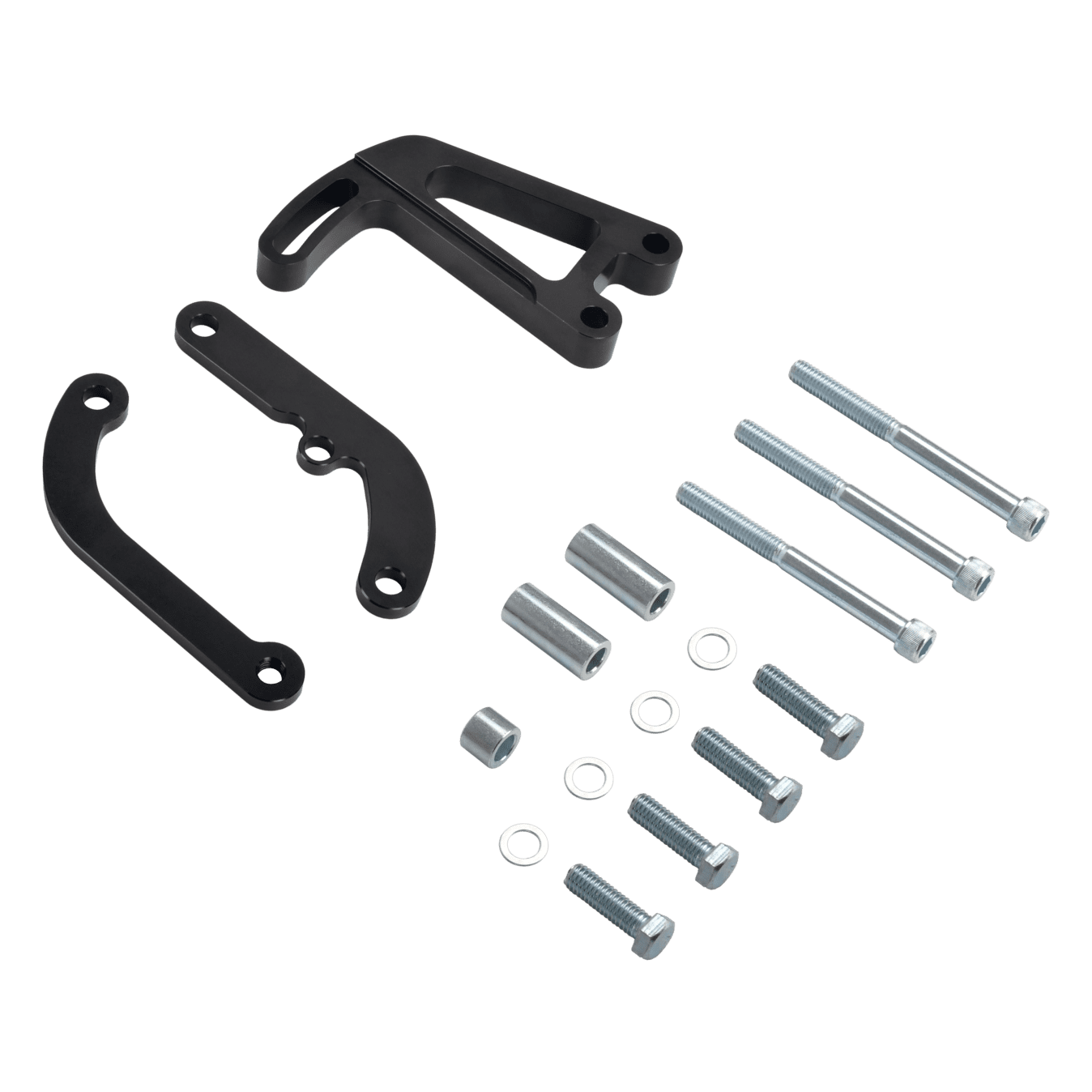 Power Steering Pump Bracket for SBC Chevy 327 350 383 LWP Saginaw Black ...