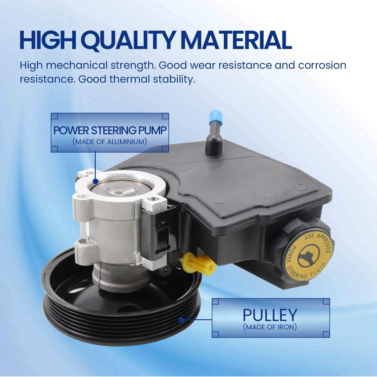 Power Steering Pump For 1996-2003 Jeep Cherokee XJ Wrangler TJ L6 4.0L ...