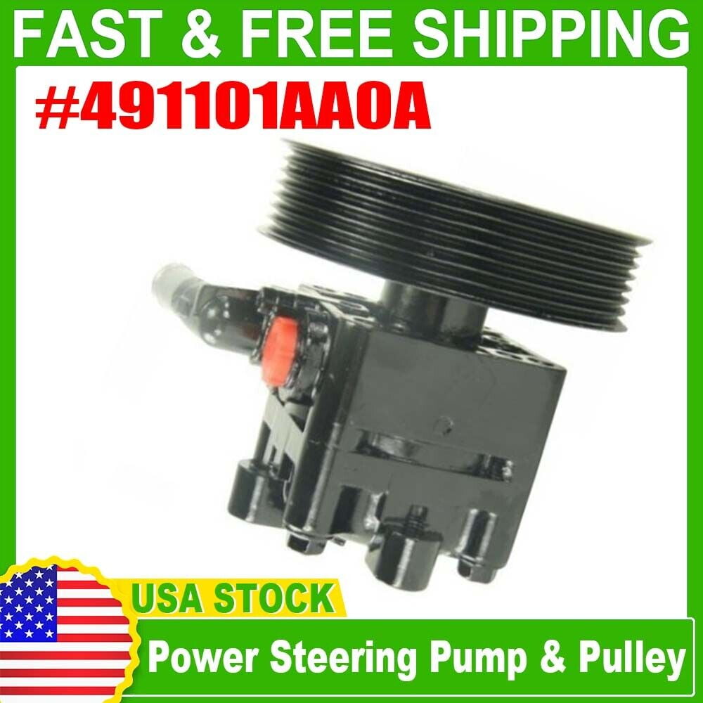 Power Steering Pump+PULLEY Fit Nissan Altima 2007-2012 Murano & Maxima ...