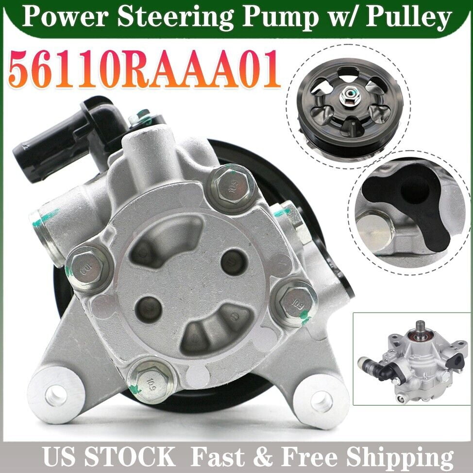 Power Steering Pump With Pulley 56110-RAA-A01 For Honda Accord 2.4L ...