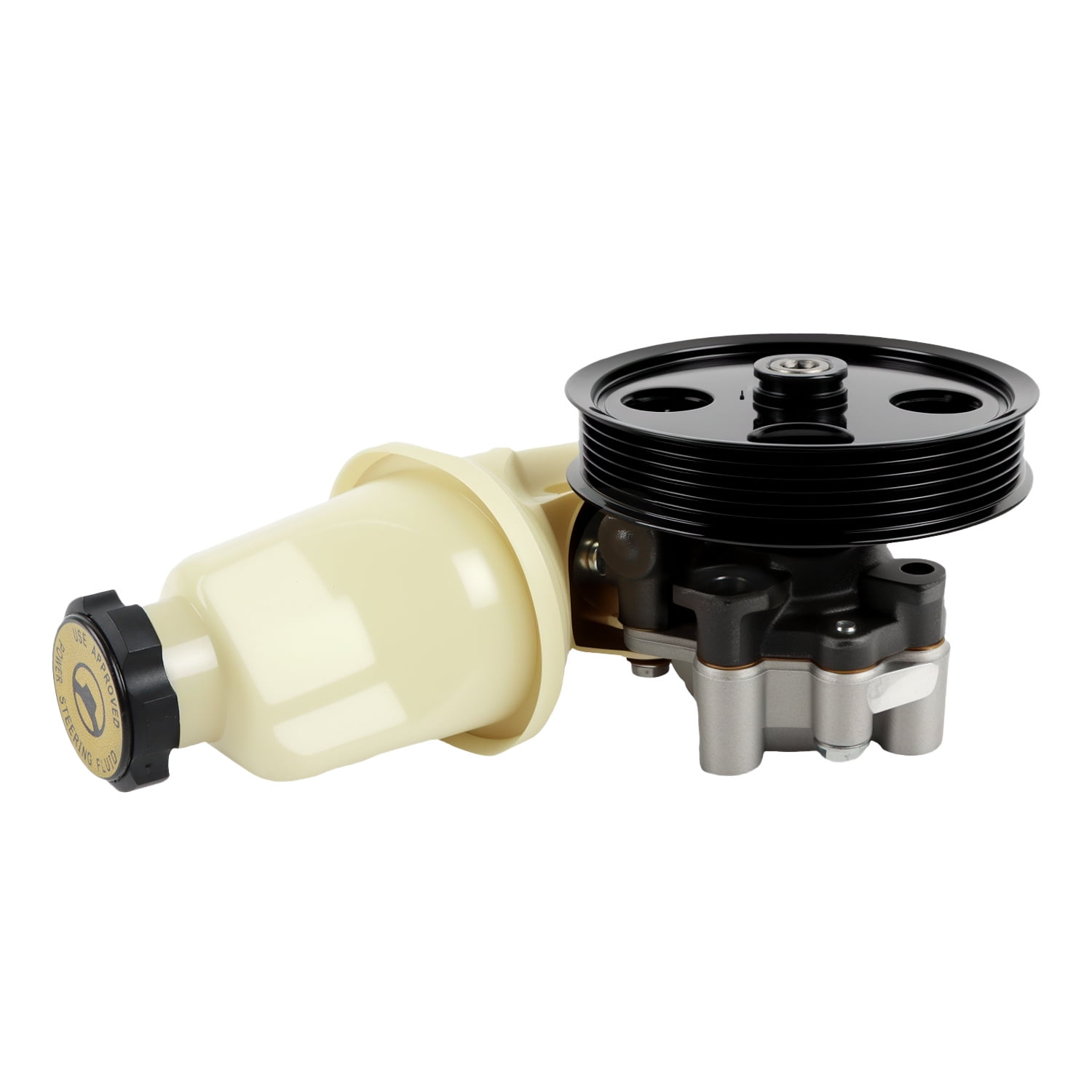 Power Steering Pump w/ Pulley & Reservoir For 2000-2004 4.7L Dodge ...