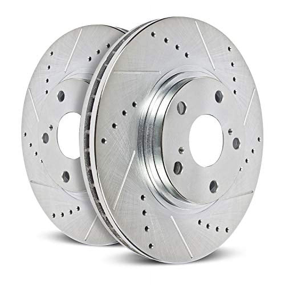 Power Stop Ar8580xpr Front Evolution Drilled & Slotted Rotor Pair Fits ...