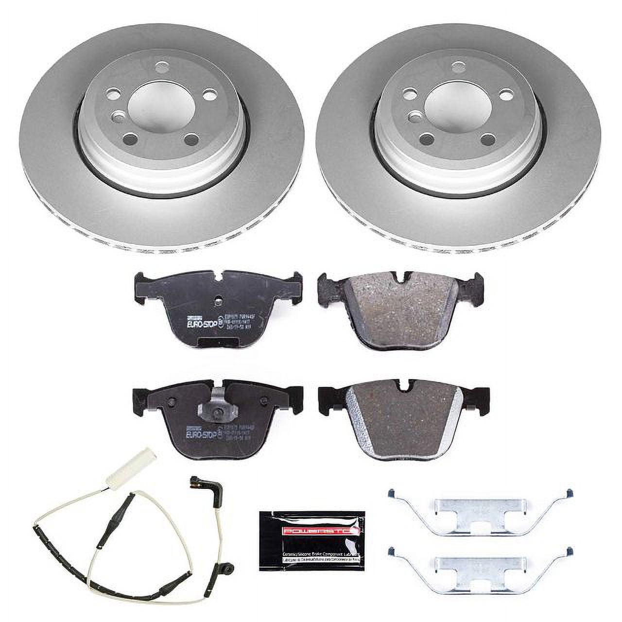 Power Stop ESK2086 Euro-Stop Brake Kit -Rear - Walmart.com