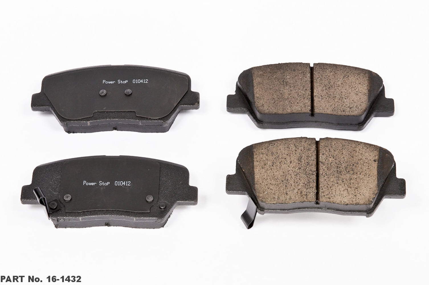 Power Stop Front Z16 Evolution Ceramic Brake Pads 16-1432 Fits 2016 Kia ...