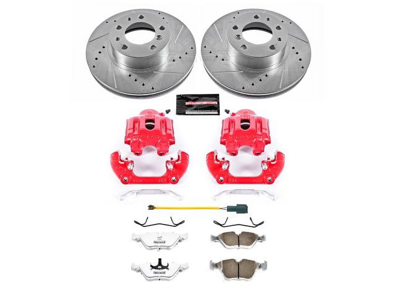 Wilwood D154 Rear Caliper Kit - Red 1.12 / 1.12in Piston 1.04in Rotor ...