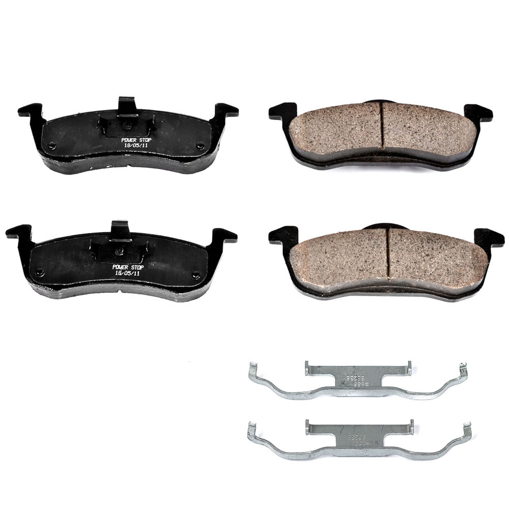 Power Stop Rear Z17 Evolution Ceramic Brake Pads with Hardware 17-1279 ...