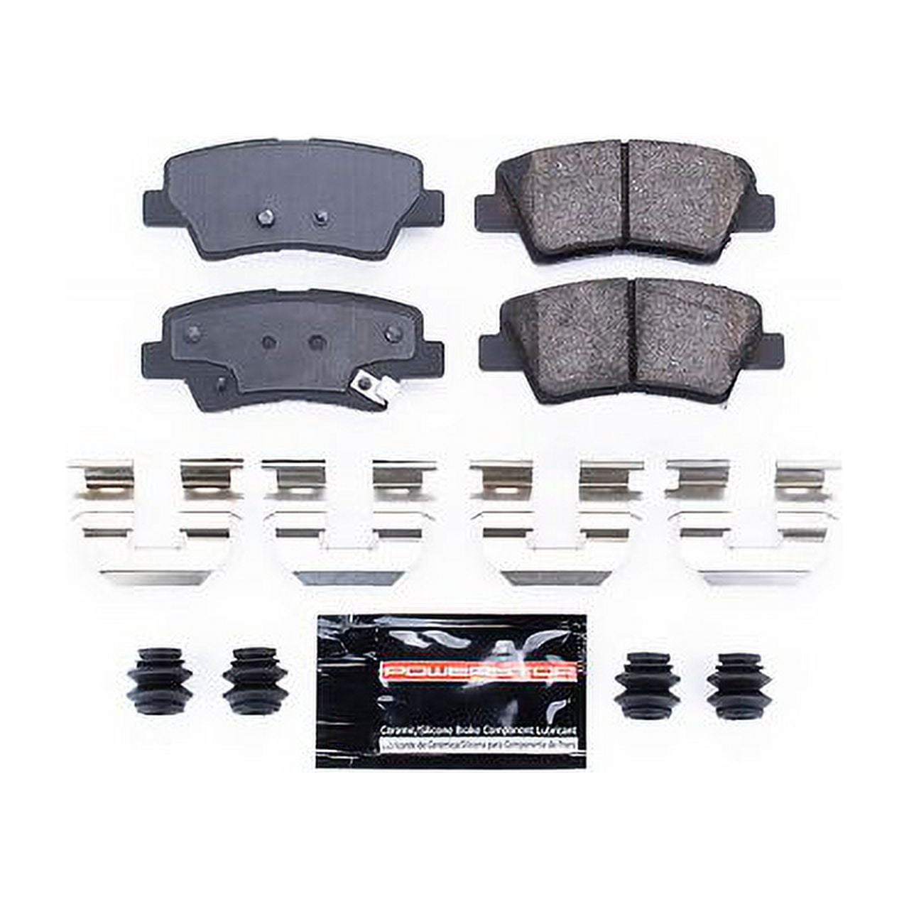 Free Shipping! Power Stop Rear Z23 Evolution Carbon-Fiber Ceramic Brake ...