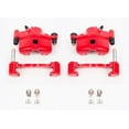 Power Stop Front Pair of Red Powder Coated Calipers S1379 - Walmart.com