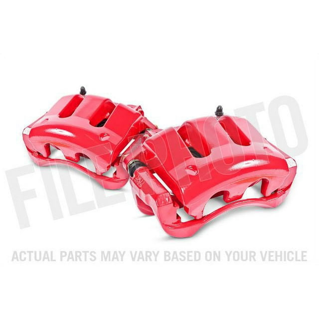 Power Stop S4920 Red Powder-Coated Performance Calipers -Rear - Walmart.com