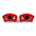 Power Stop S5422 Red Powder-Coated Performance Calipers -Front ...