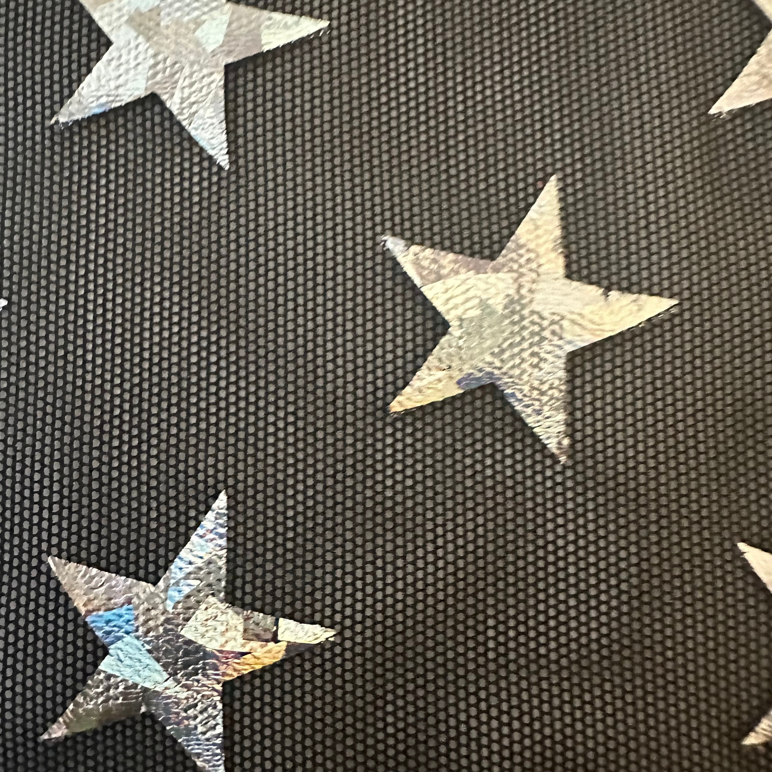 Power Stretch Mesh Star Hologram Foil Fabric | Spandex Palace - Walmart.com