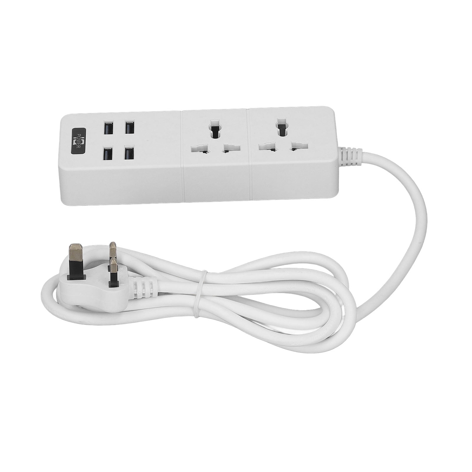 Power Strip Extension Long Cord with USB Port 2500W Multi Function ...