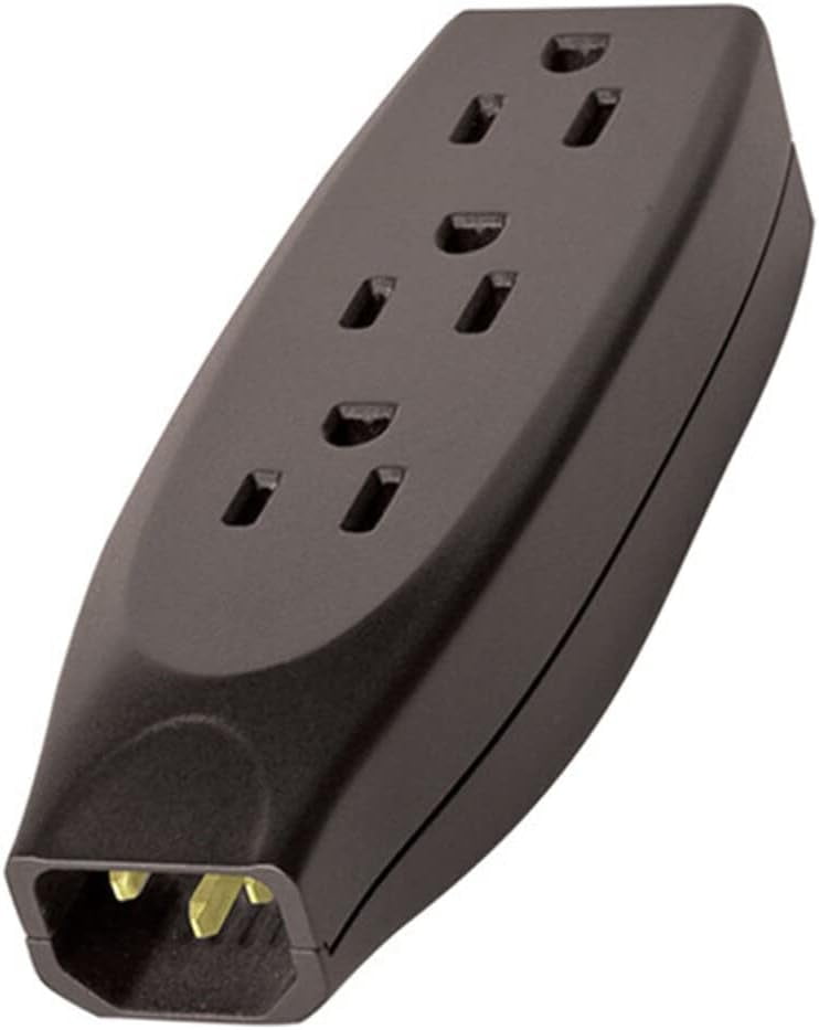 Power Strip Plug, Single (1) IEC Male to Three (3) IEC Female - Walmart.com