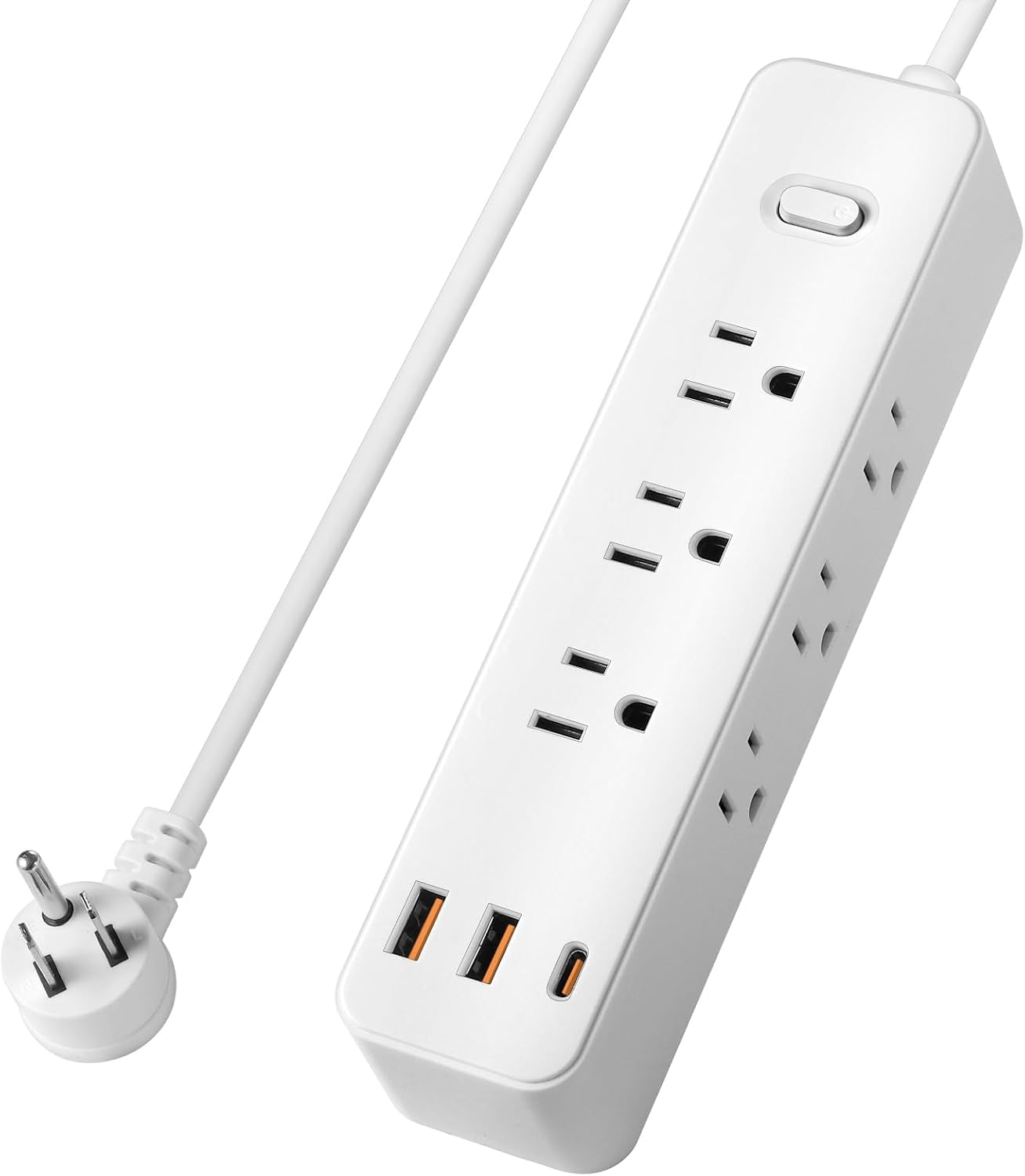 Power Strip Surge Protector, 12-in-1 Power Bar with Multiple Outlets, 9 ...