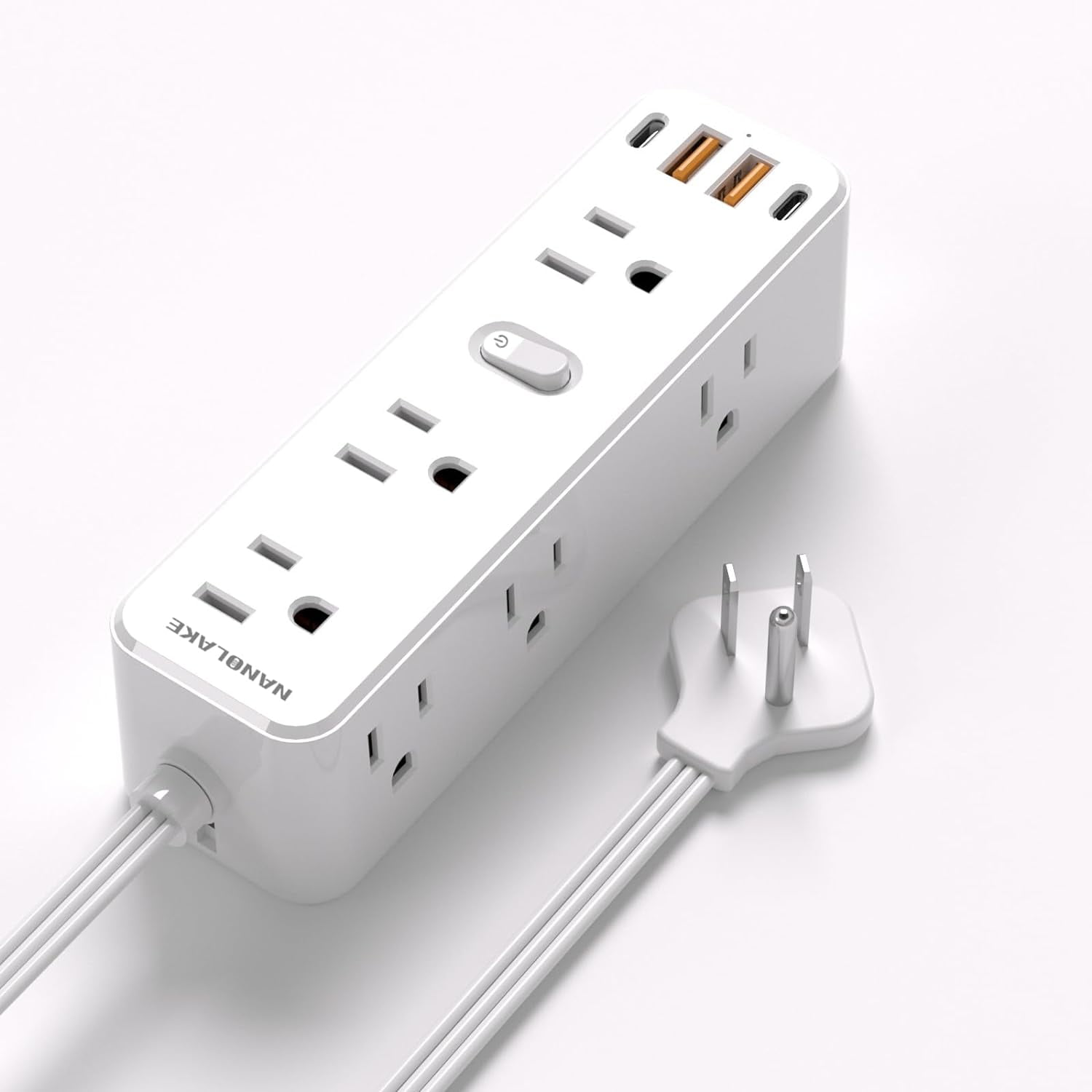 Power Strip Surge Protector, Extension Cord with Multiple outlets, 4 ...