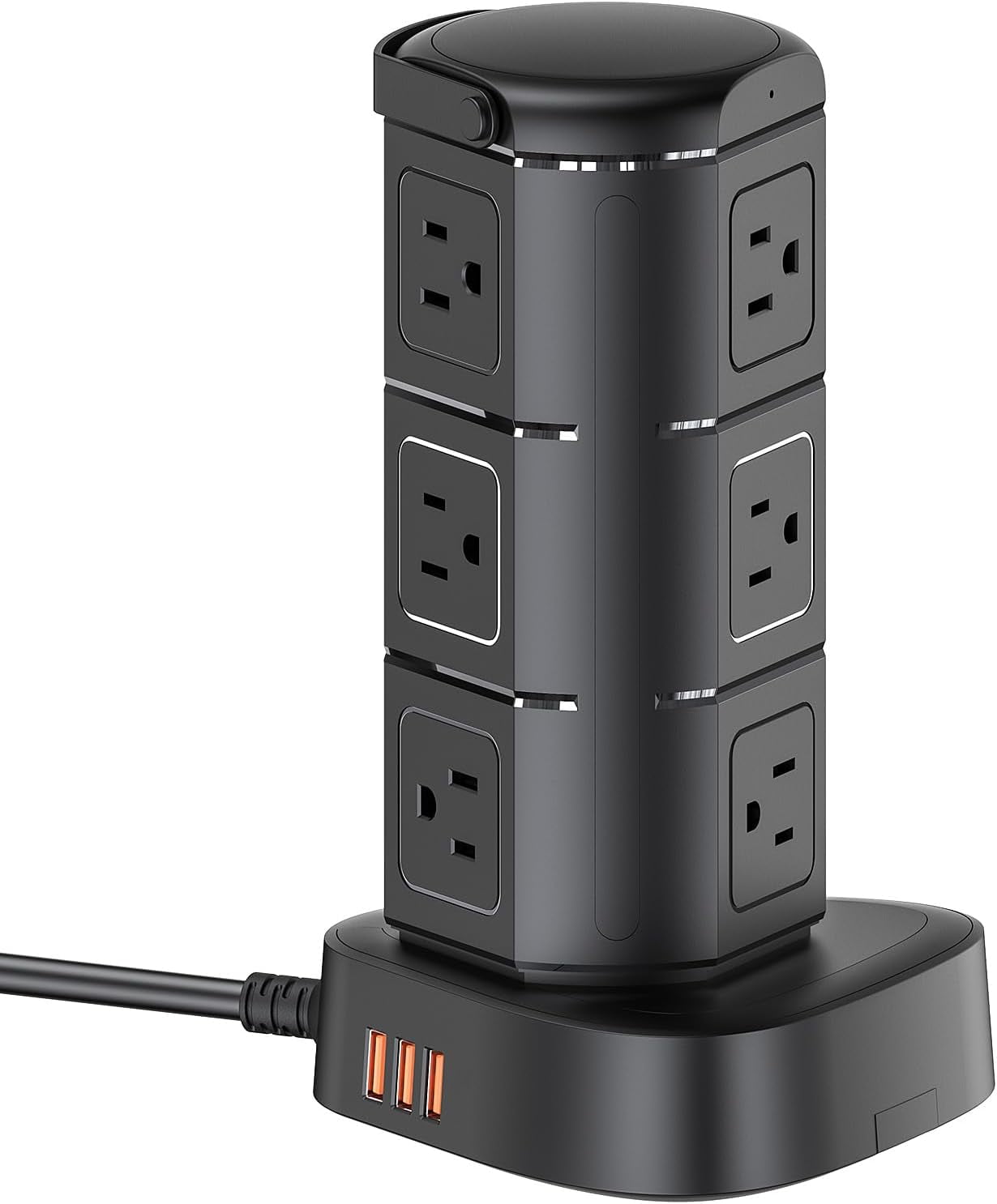Power Strip Tower Waterproof - Surge Protector, Electric Shockproof ...