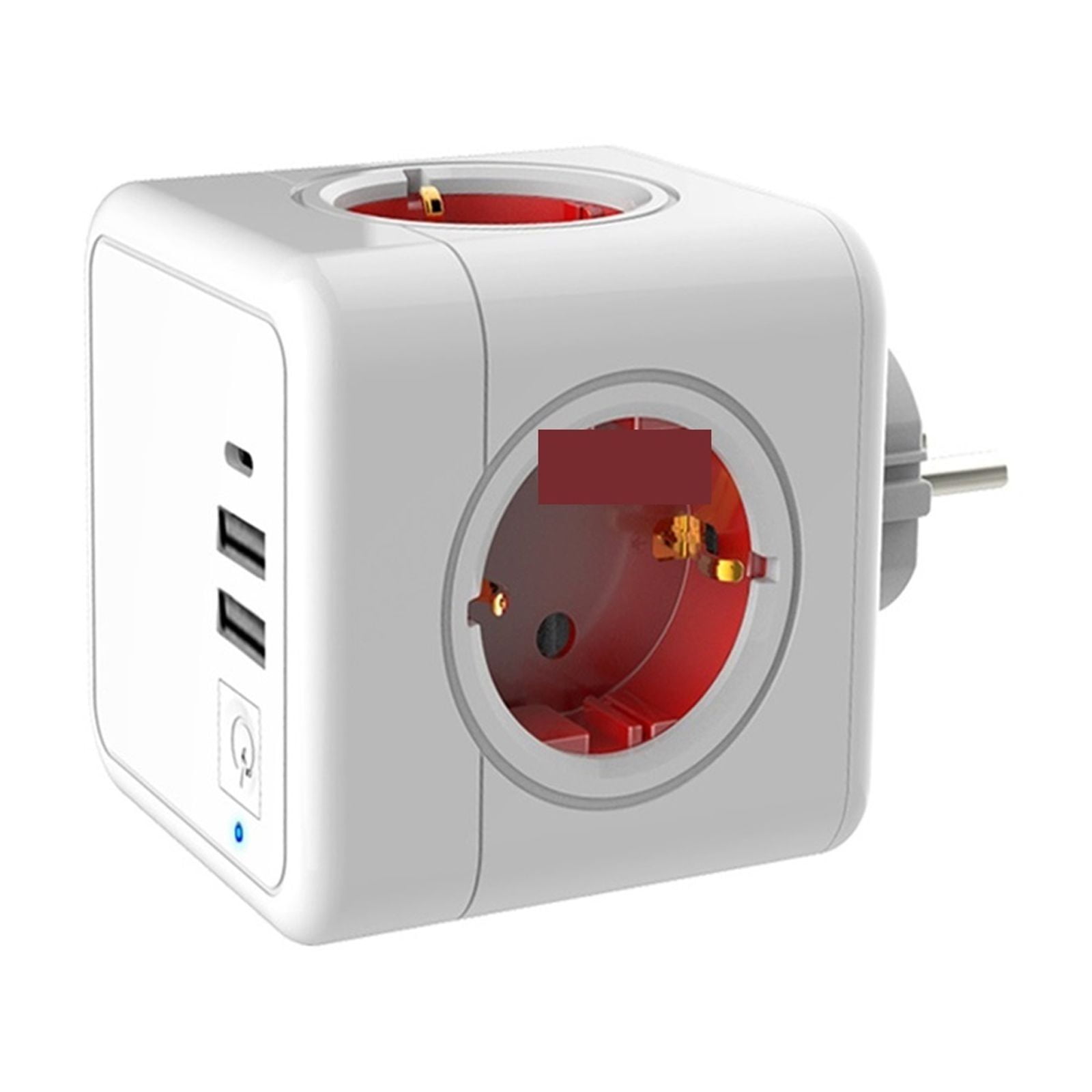 Power Strip USB Electric Network Filter Switch+Type C Socket Tee Smart ...