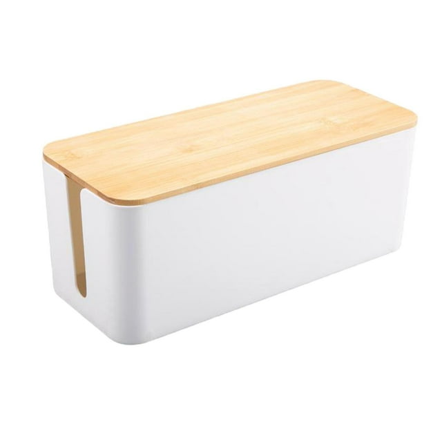 Power Strip Wire Hider Cord Management Box Concealer, Hide Loose Wires ...