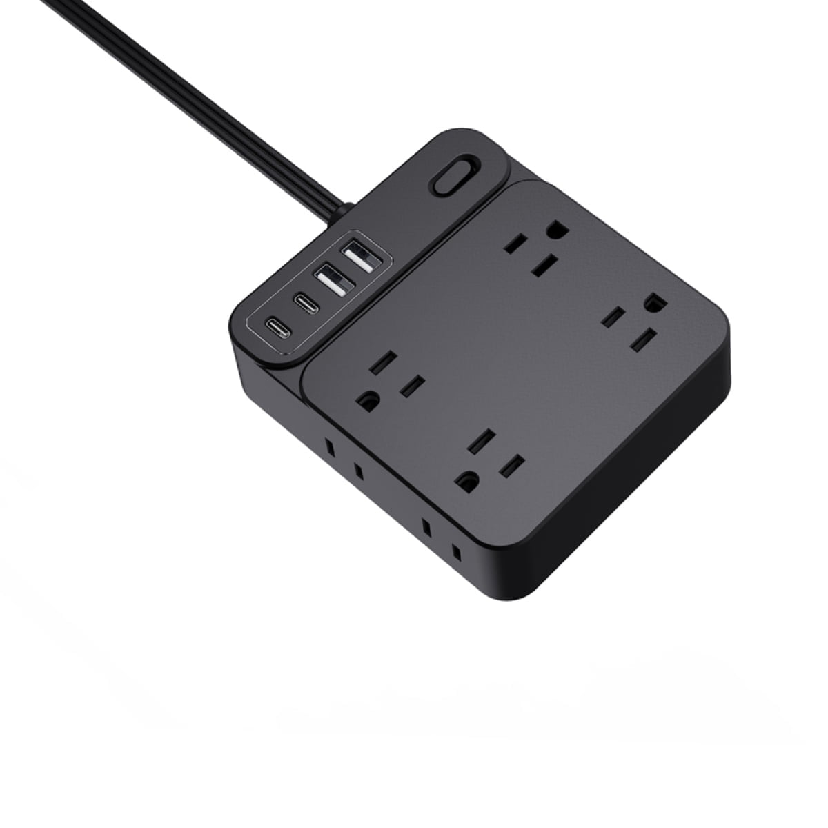 Power Strip With Usb Extension Cord 5 Feet 8 Outlets 2 Usb Ports 2 Usb C Ultra Thin Flat
