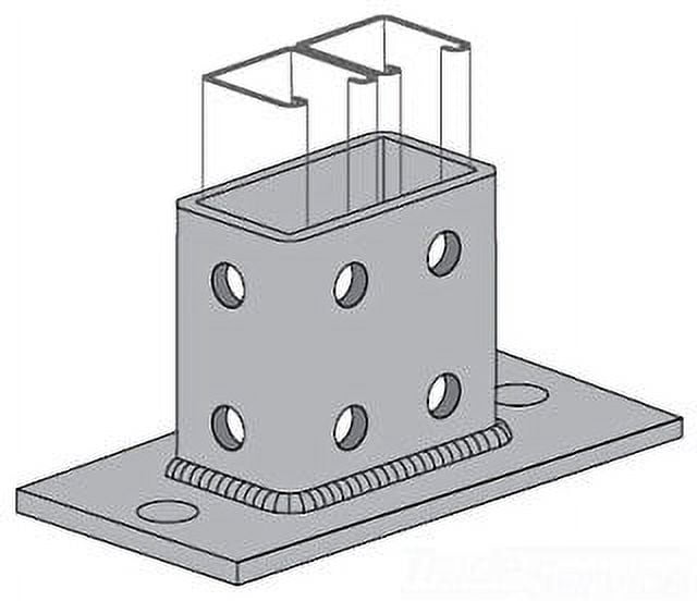 Power-Strut PS 2064, Channel Post Base, Ps 2064 Double Column Post Base ...