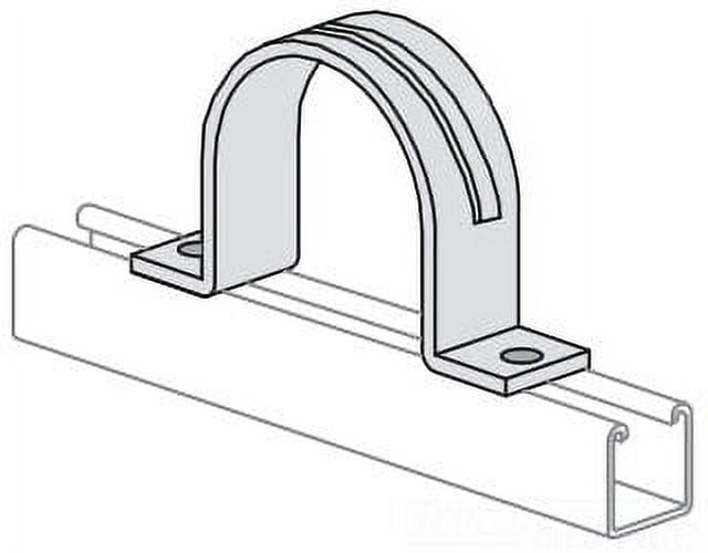 Power-Strut PS 3126 3/4, Channel Pipe Strap, Ps 3126 Hold Down Clamp, 1 ...
