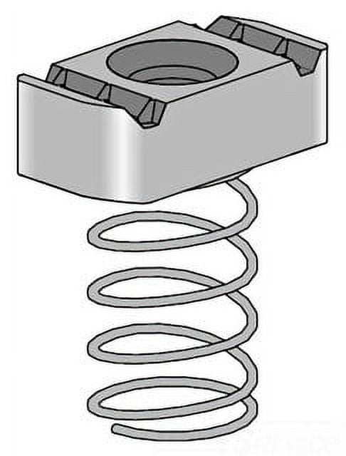 Power-Strut PS RS 3/4, Channel Nut With Regular Spring, 1 PC - Walmart.com