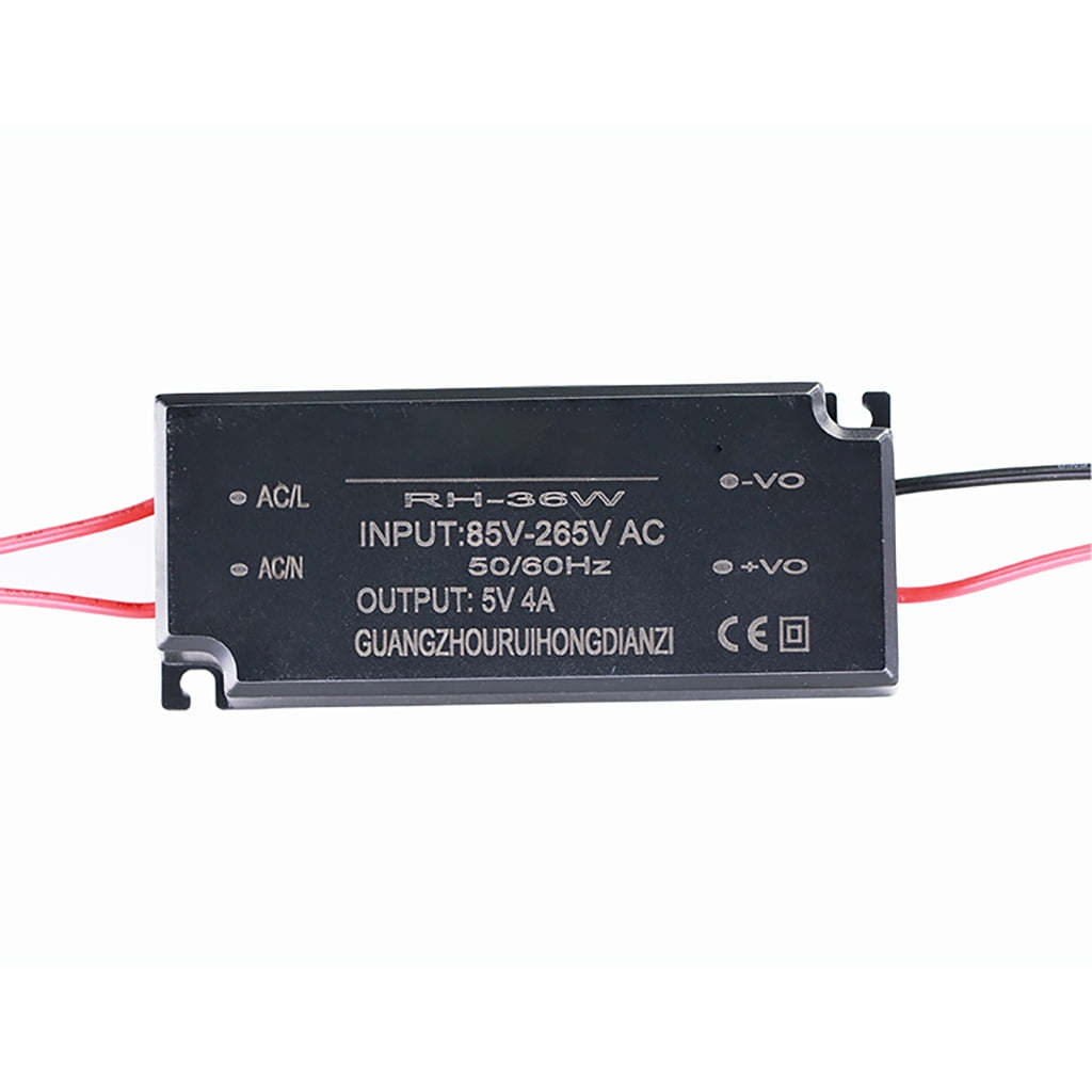 Power Supply 85V-265V to 5V 4A Power Adapter Converters Switching Power Supply Step Down ...
