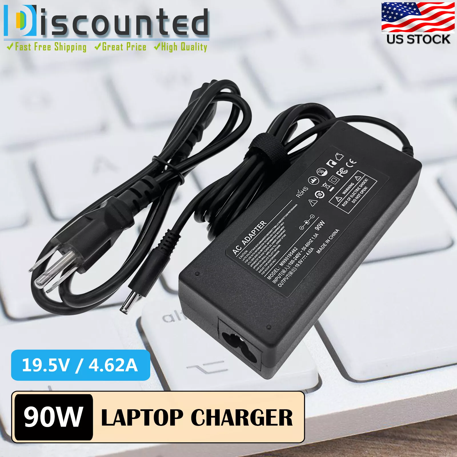 Power Supply AC Adapter Cord Cable Charger For Dell OptiPlex 7050 MFF ...