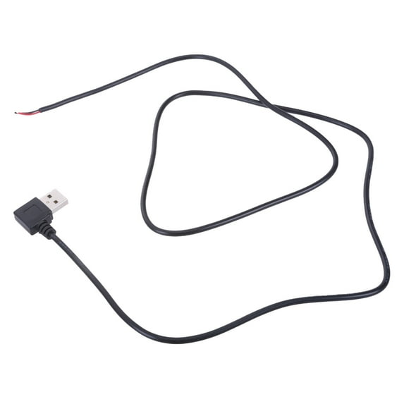 Power Supply Cable 2 Pin Bare Wire 22AWG USB Male Charging Cord USB ...