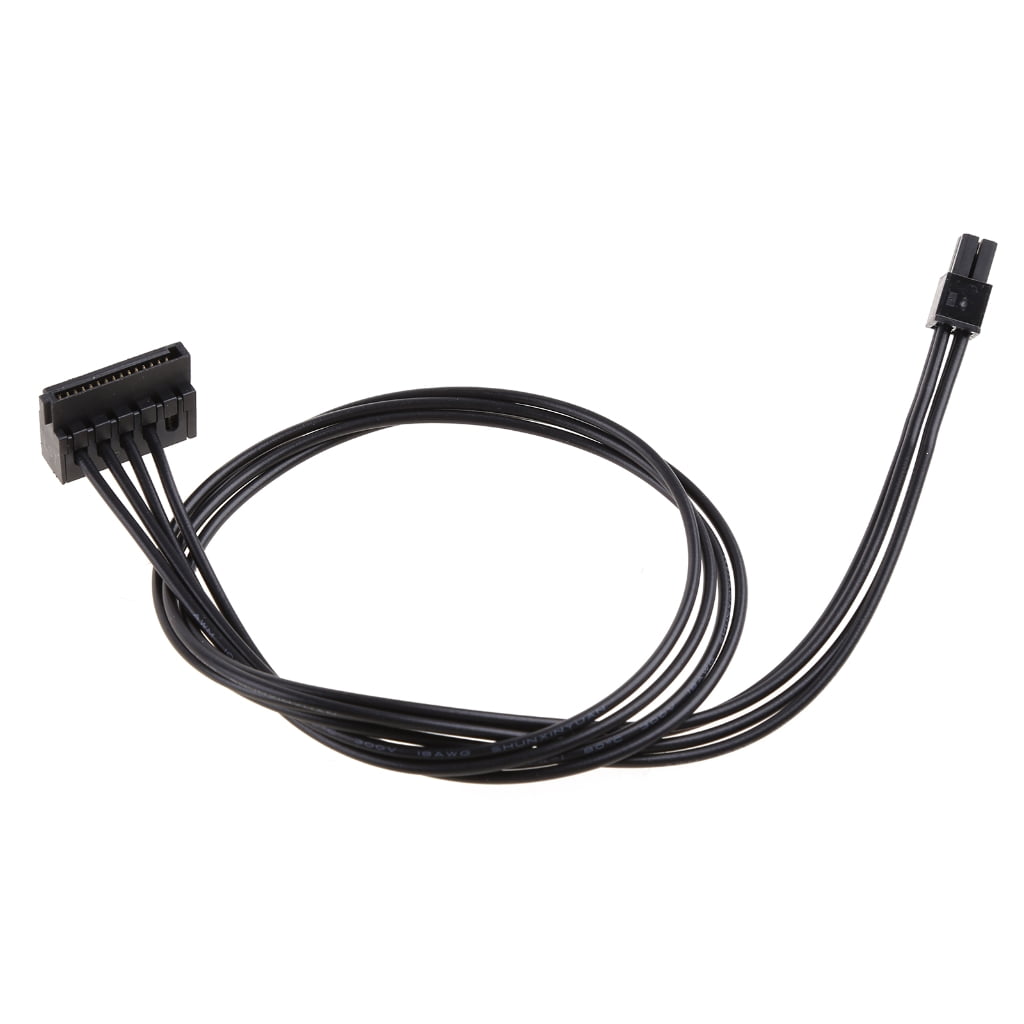 Power Supply Cable 35.5CM Cable MINI 4 Pin Turn Single SATA Power ...