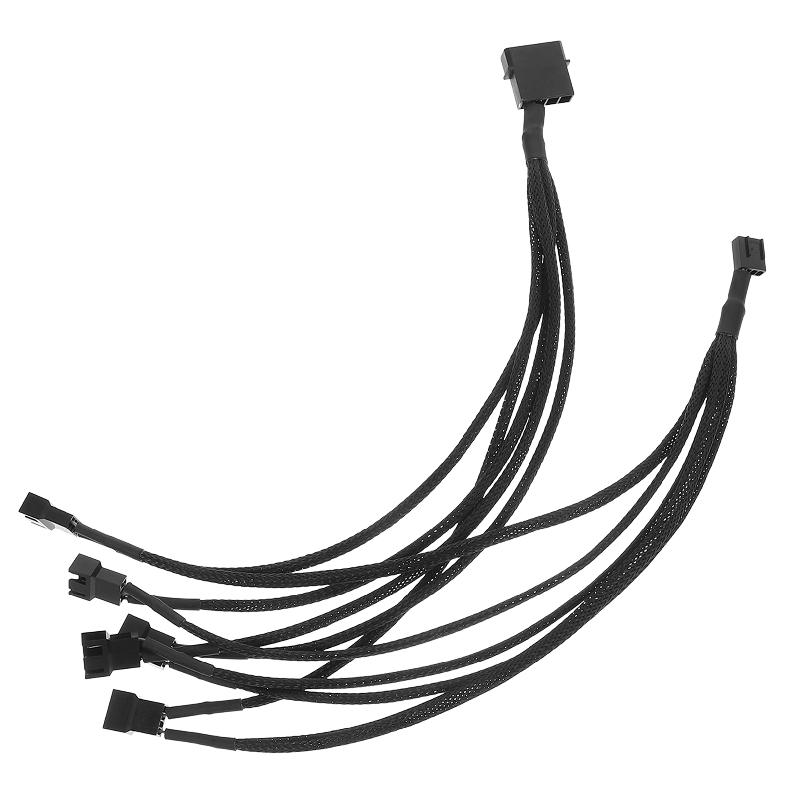 Power Supply Cable Extention Cord Hub Fan Computer Converter Adapter ...