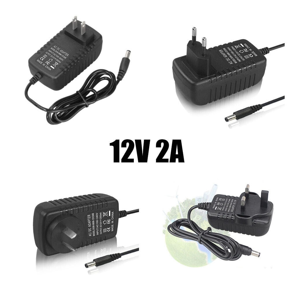 Power Supply Charger Adapter DC12V 2A Adaptor DC Volt Input voltage 100 ...