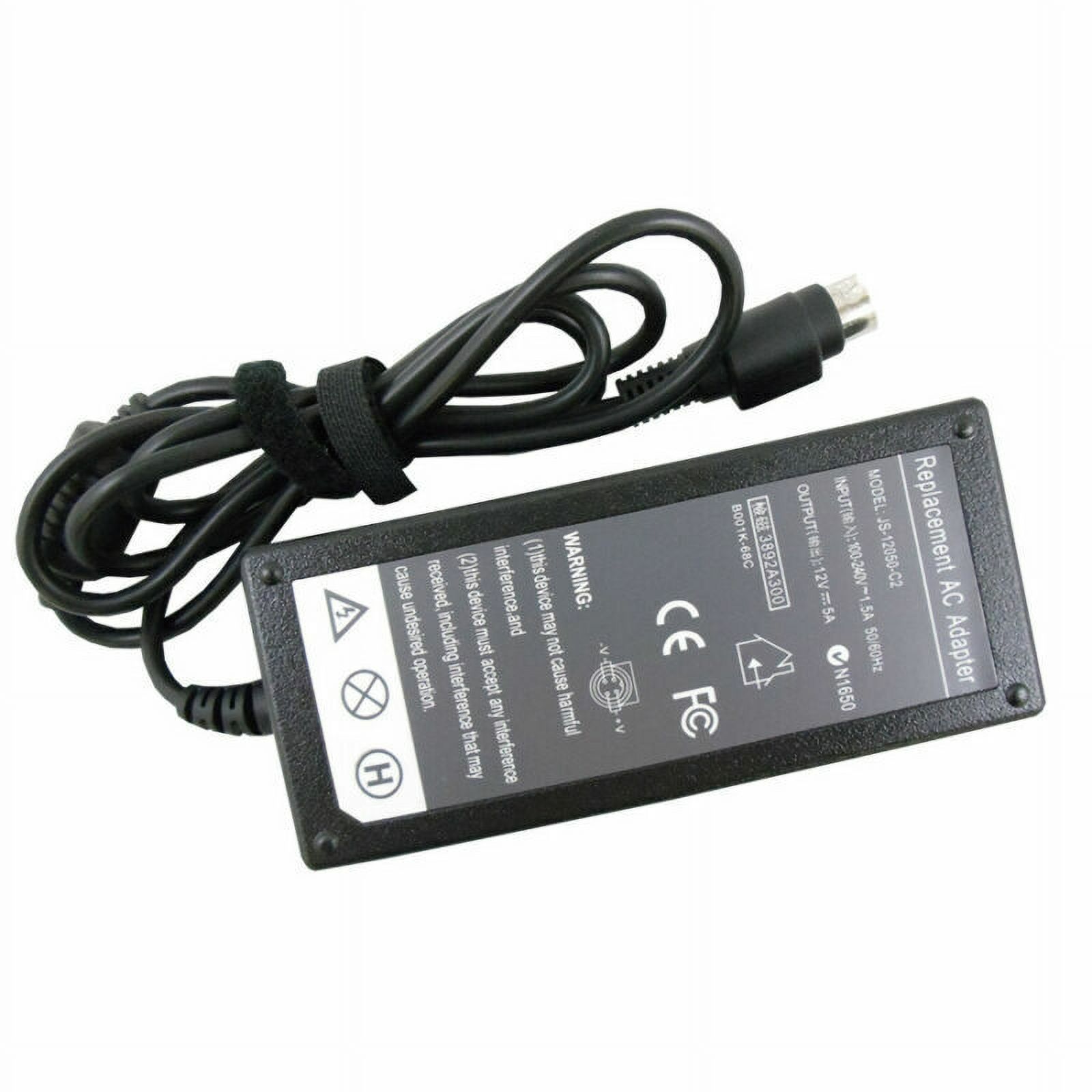 Power Supply Cord Charger 12V 4-Pin AC Adapter For Sanyo CLT1554 ...