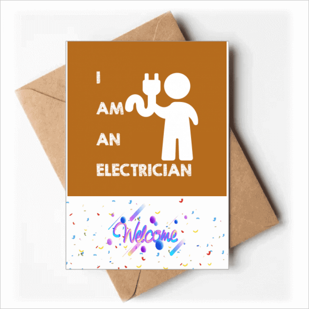 Power Supply Electricity Wage Source Job Welcome Back Greeting Cards ...