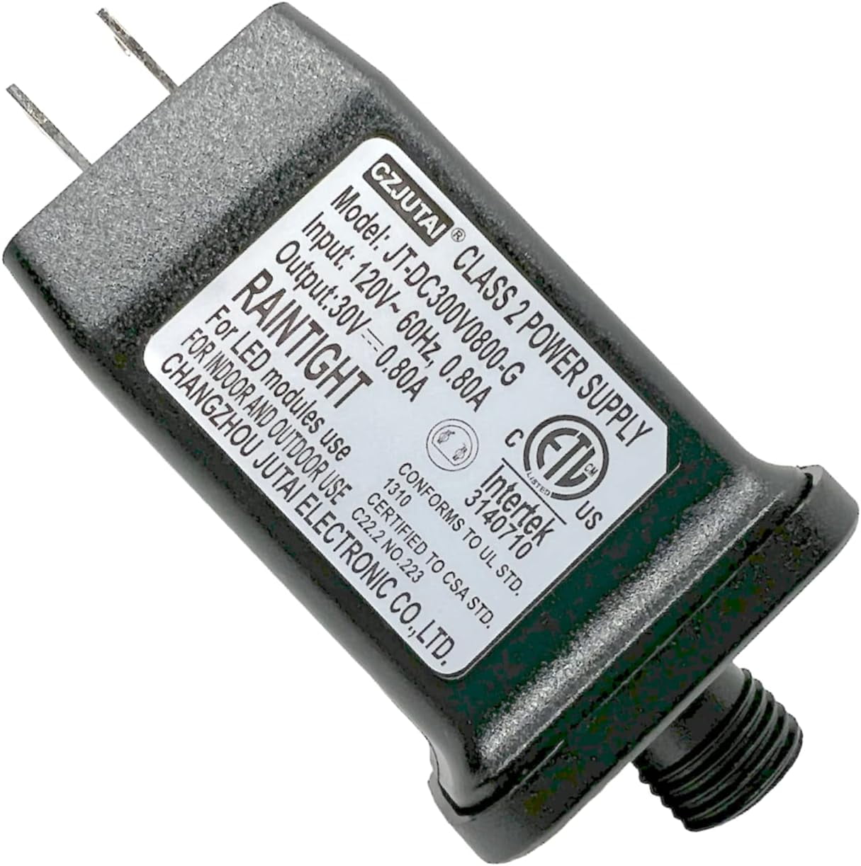 Power Supply JT-DC300V0800-G Class 2 LED Transformer 30V 0.8A 24W LED ...