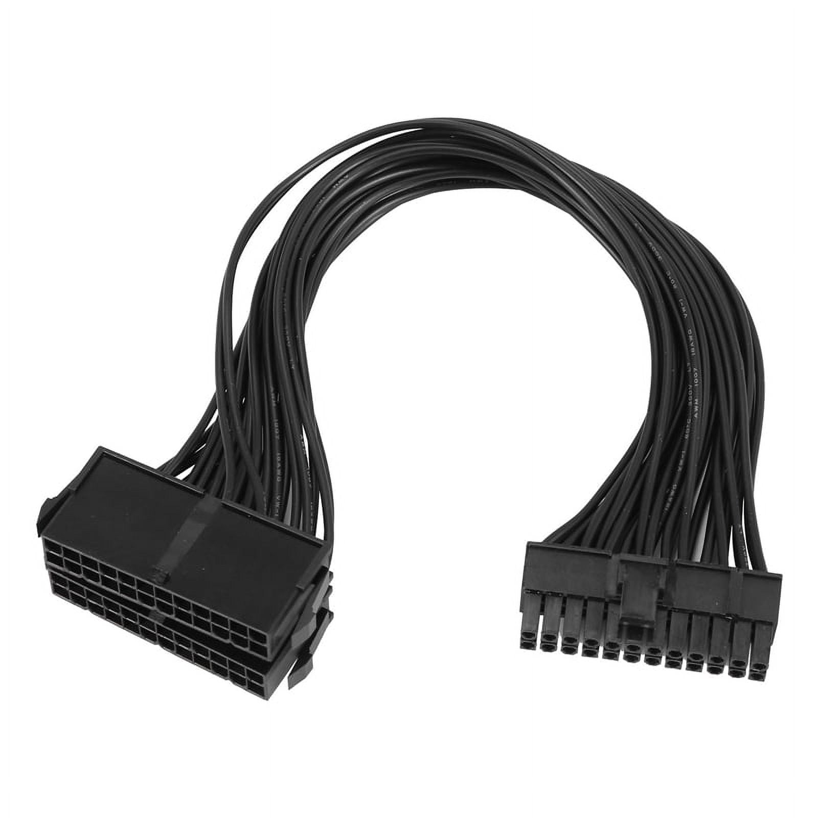 Power Supply Splitter, Dual PSU Cable Adapter 24 Pin 20+4 ATX ...