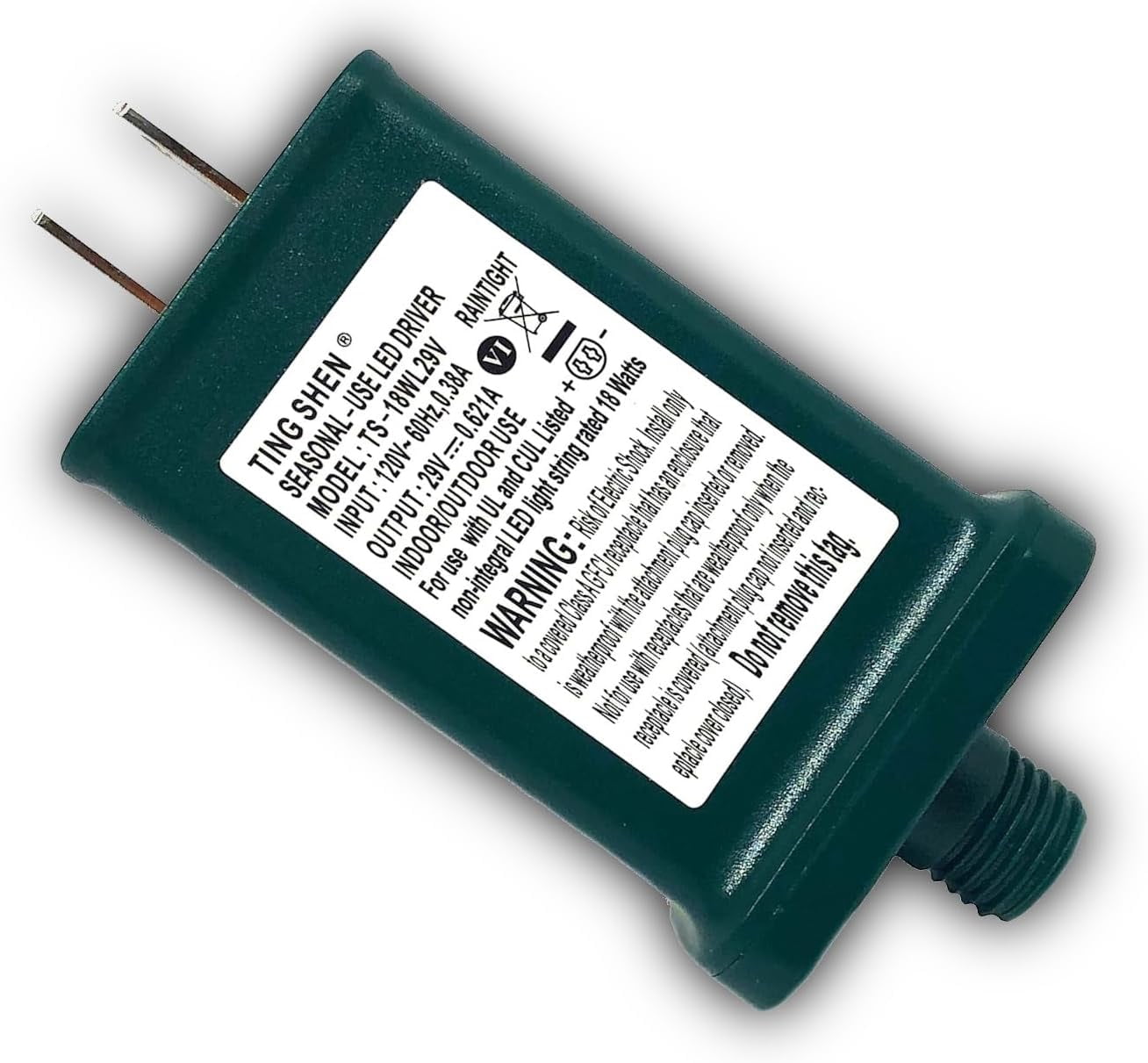 Power Supply TS-18WL29V LED Transformer 29V 0.621A 18W LED Raintight ...