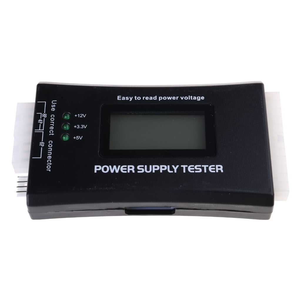 Power Supply Tester for PC with LCD Display BTX ITX Voltage Test Tool ...