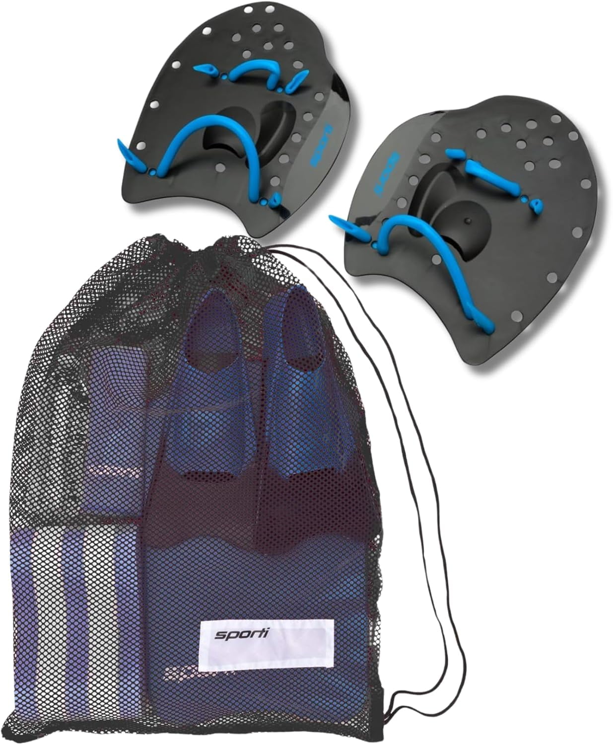 Power Swim Paddles for Lap Swimming - Adjustable Straps - Lap Swimming ...