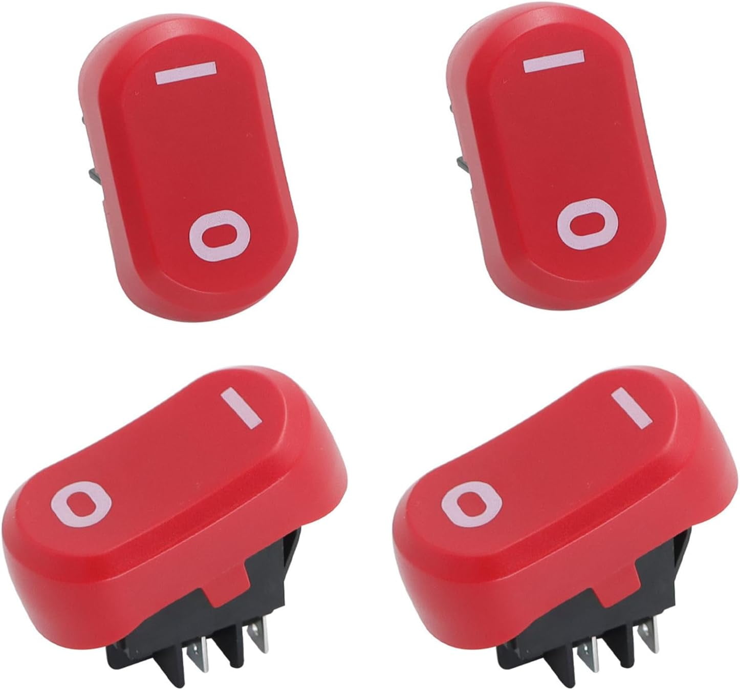 Power Switch，4Pcs Replacement Vacuum Switches Motor Power Supply Switches Button Easy ...