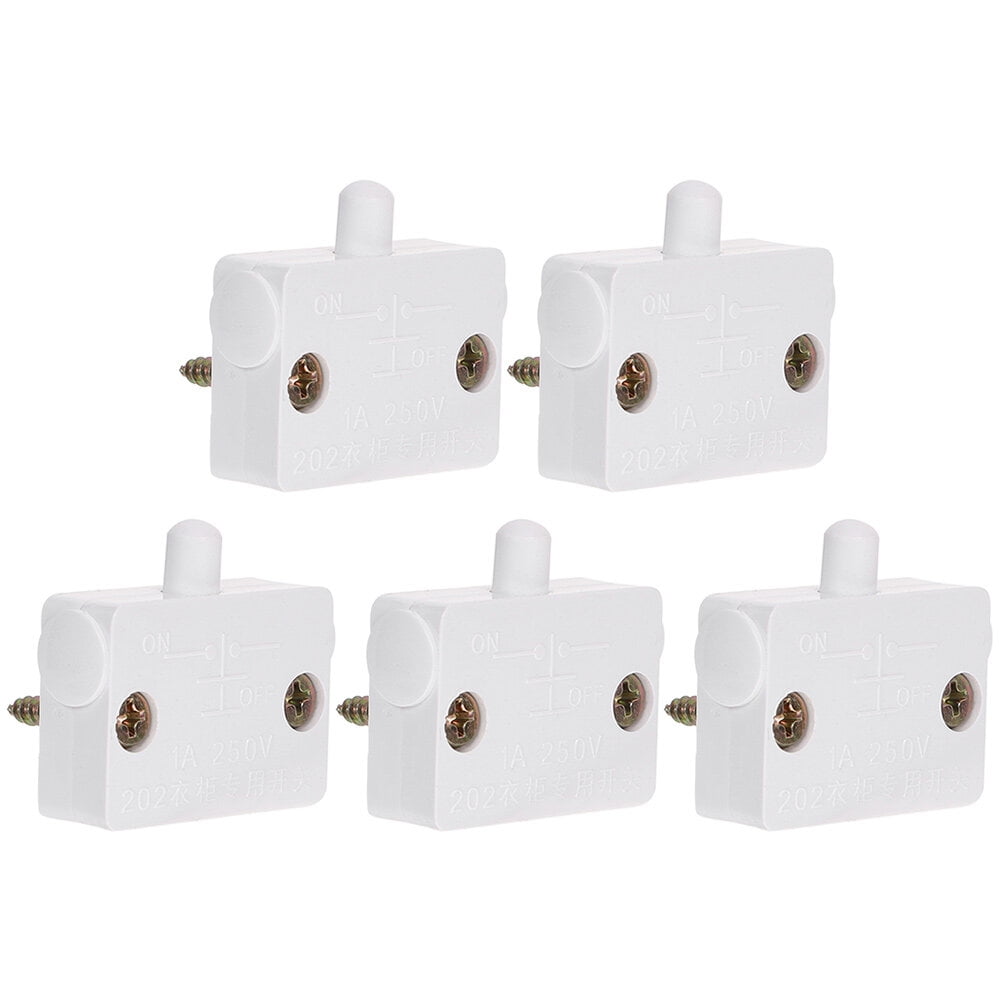 Power Switch Button Electrical Door for Closet Lights Metal Abs Jamb ...