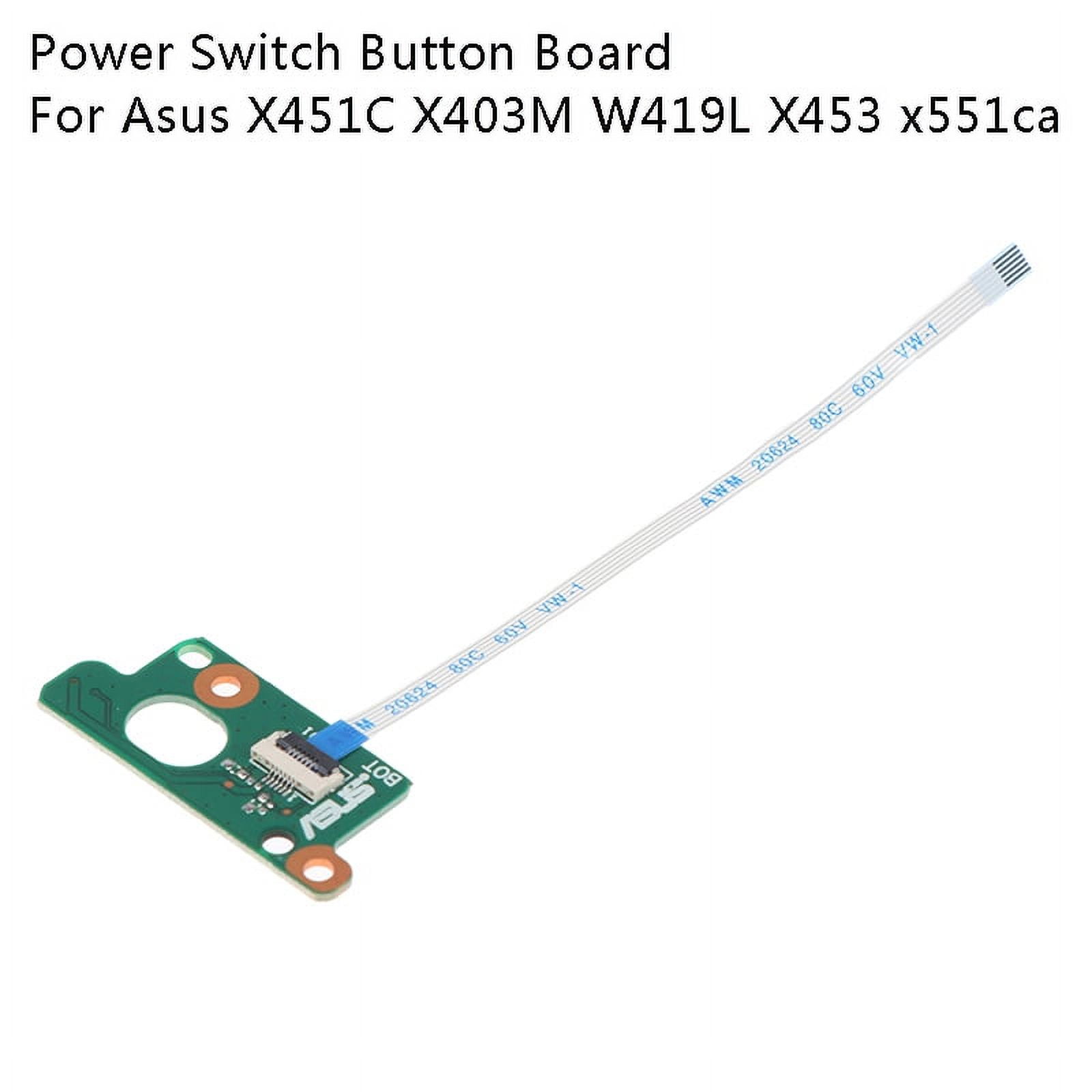 Power Switch ON/Off Button Board W/Cable Replacement For Asus X451C ...